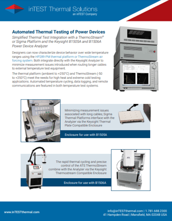 Temptronic ThermoStream Accessories | Thermal Caps, Shrouds, Enclosures